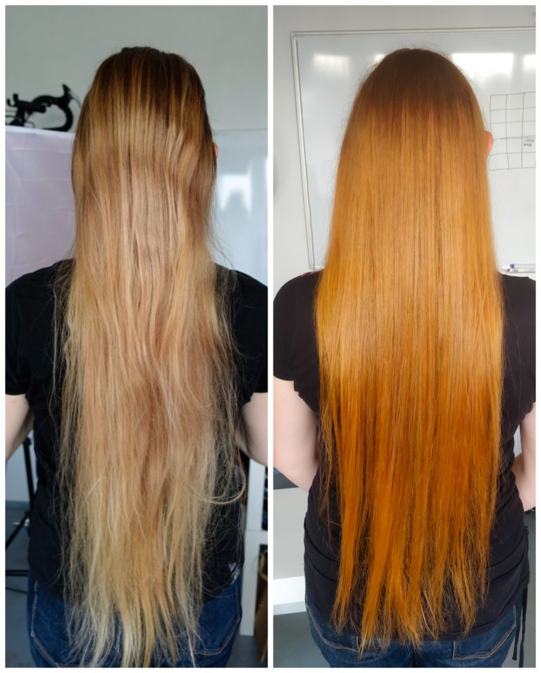 Jak uzyskać jasny rudy henną? ? Henna PAPUGA Light Mountain TEST